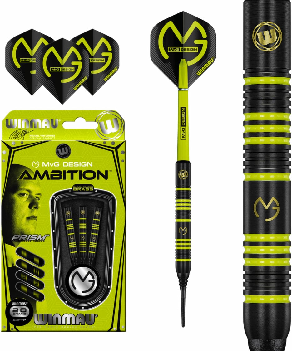 MVG Ambion 3er-Set Soft Dartpfeile Winmau